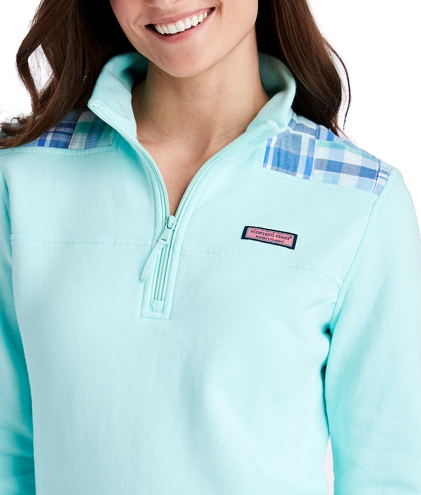 Shop Madras Patchwork Classic Shep Shirt at vineyard vines