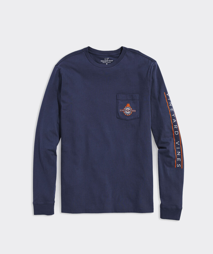 Shop Overhead Basketball Hoop Long-Sleeve Pocket Tee at vineyard vines