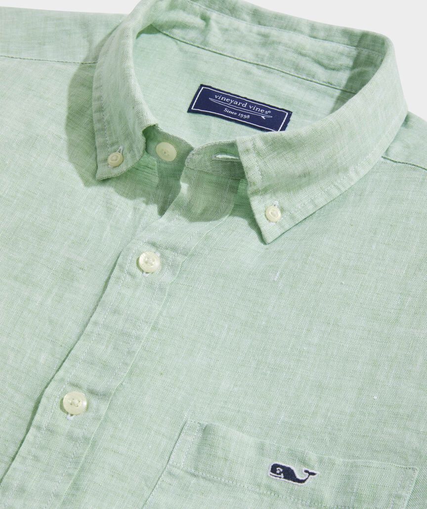 Shop Solid Linen Shirt at vineyard vines