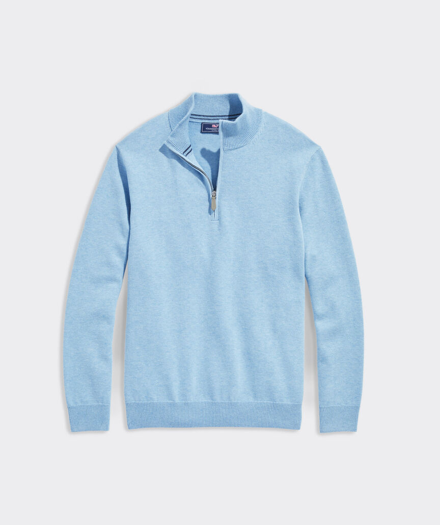Shop Boathouse Quarter-Zip Sweater at vineyard vines