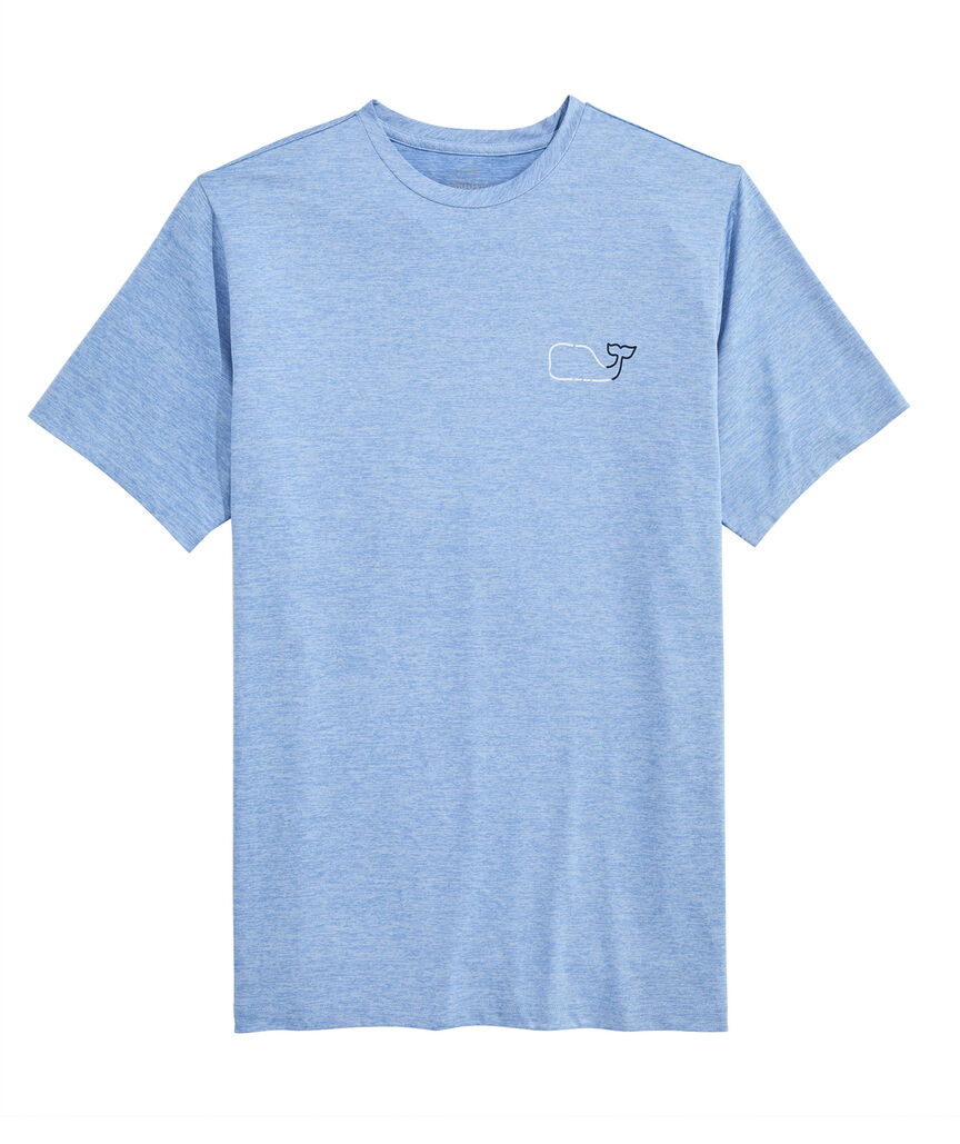 Shop OUTLET Whale Outline Short-Sleeve Performance Tee at vineyard vines