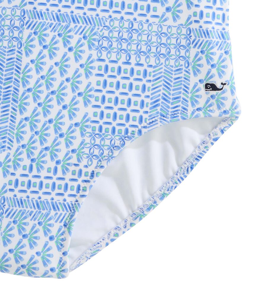 Shop OUTLET Women's Patchwork Geo One Piece at vineyard vines