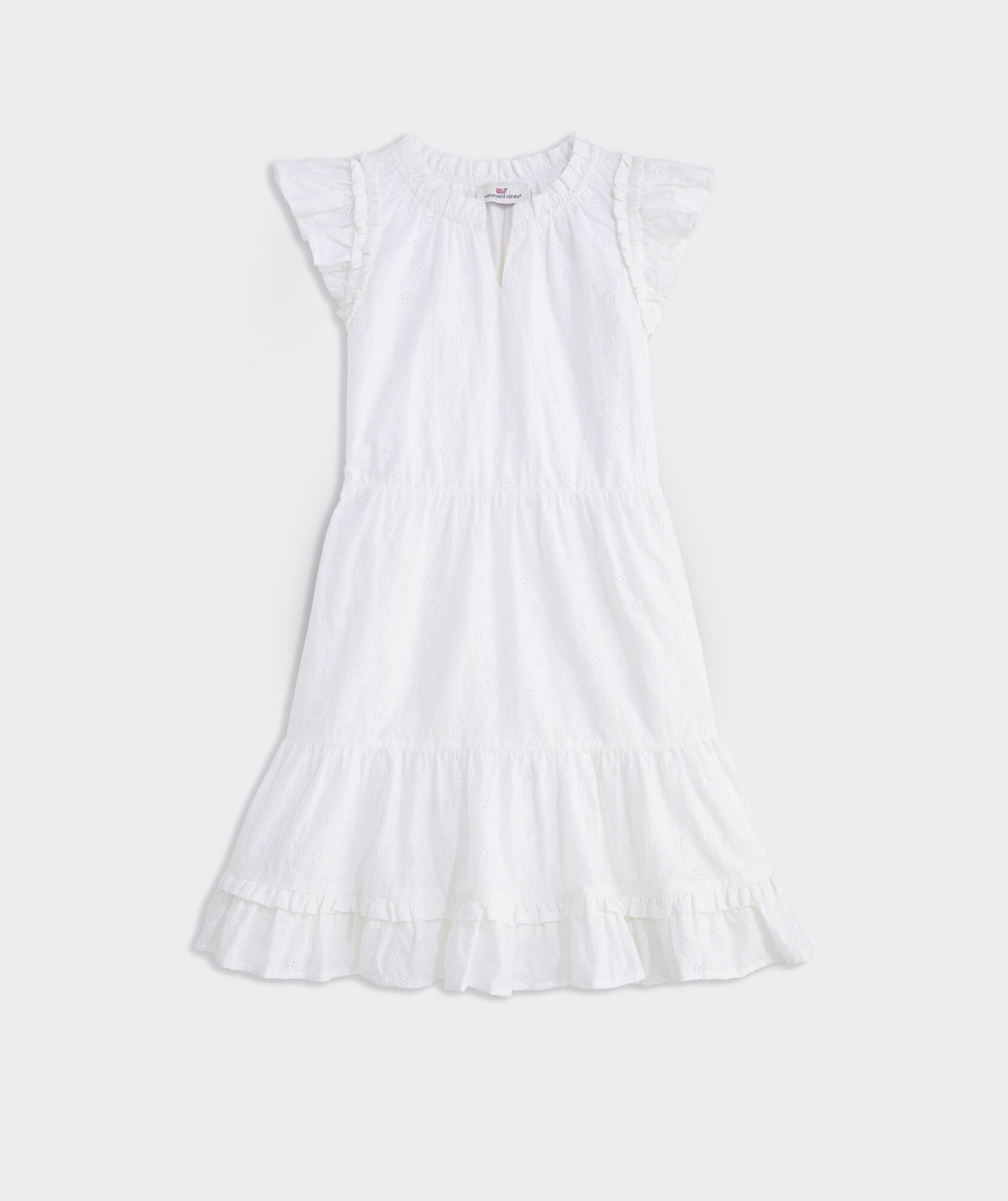 Shop Girls' Piper Eyelet Dress at vineyard vines