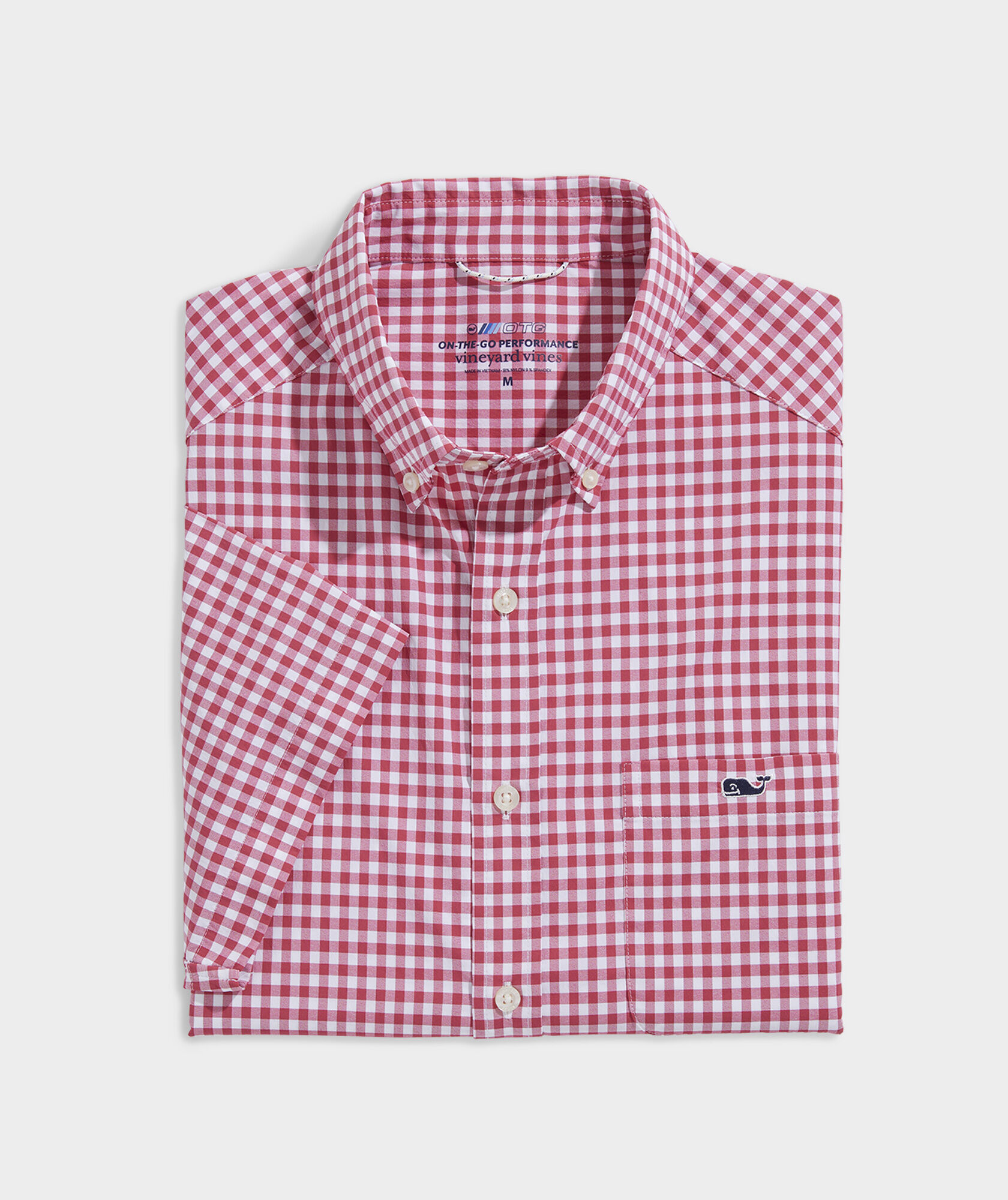 Shop On-The-Go Lightweight Short-Sleeve Gingham Shirt at vineyard vines