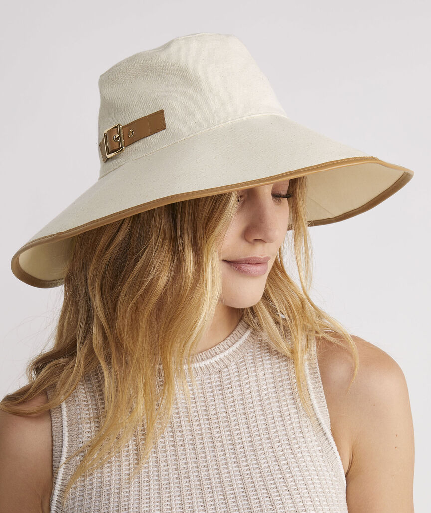 Shop Buckle Detail Sun Hat at vineyard vines