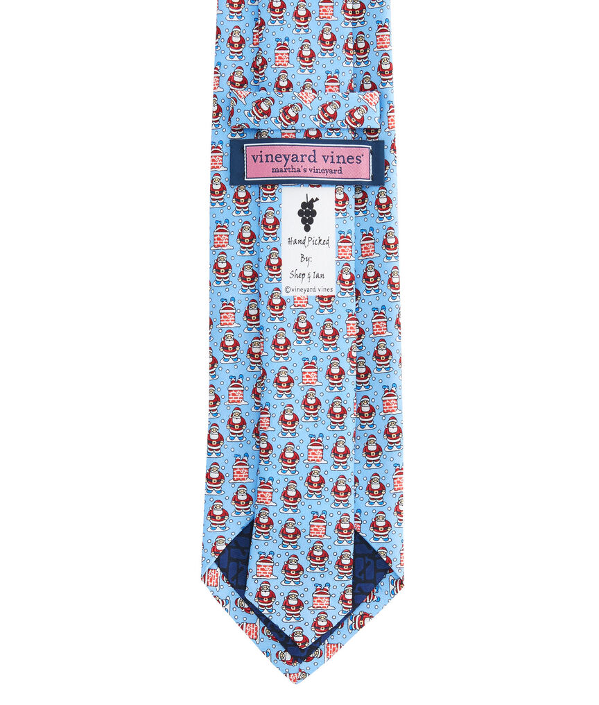 Shop Santa Going Down The Chimney Tie at vineyard vines