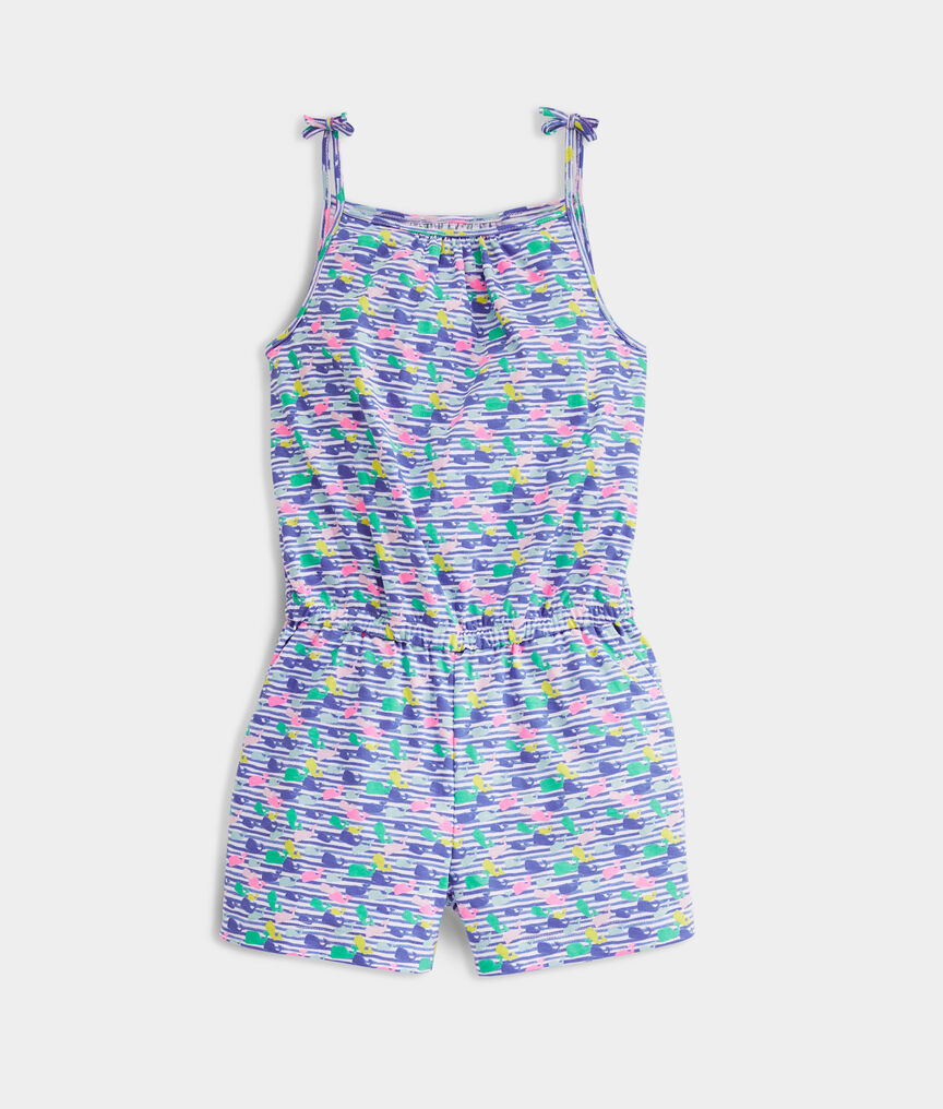 Shop Girls' Printed Knit Romper at vineyard vines