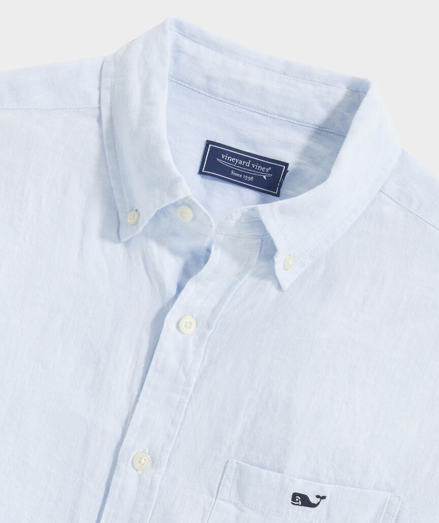 Shop Solid Linen Shirt at vineyard vines