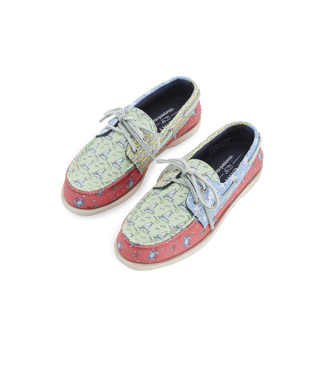 Shop Big Kid's Sperry x vineyard vines Heritage Patchwork Authentic ...
