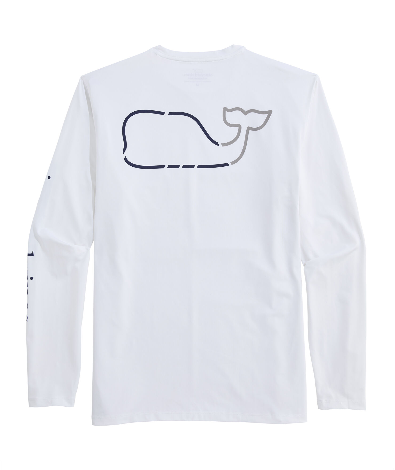 Shop OUTLET Whale Outline Long-Sleeve Performance Tee at vineyard vines
