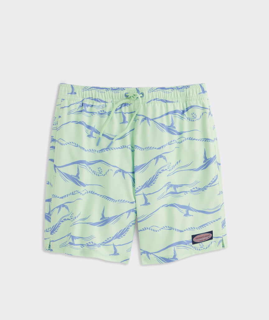 Shop 7 Inch Printed Chappy Trunks at vineyard vines