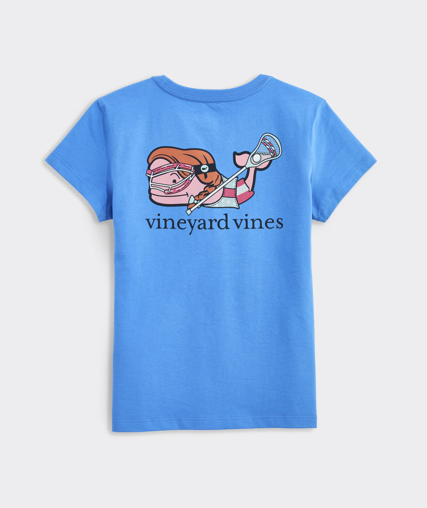 Shop Girls Lacrosse Whale Short-Sleeve Pocket Tee at vineyard vines