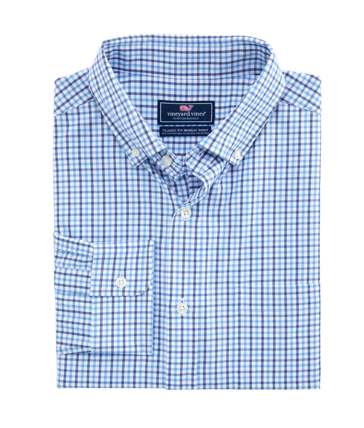 Shop Classic Fit Amelia Cotton Performance Murray Shirt at vineyard vines