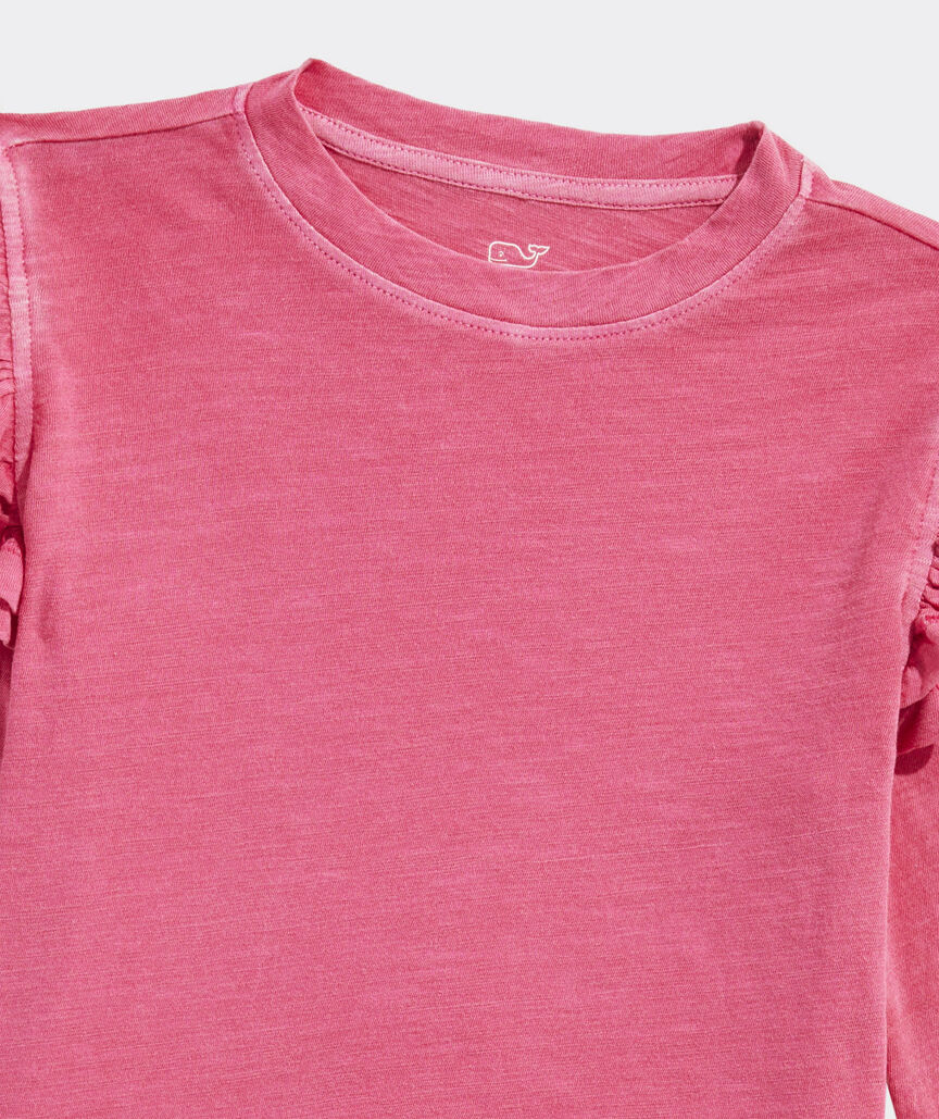 Shop Girls' Flutter Long-Sleeve Surftee™ at vineyard vines