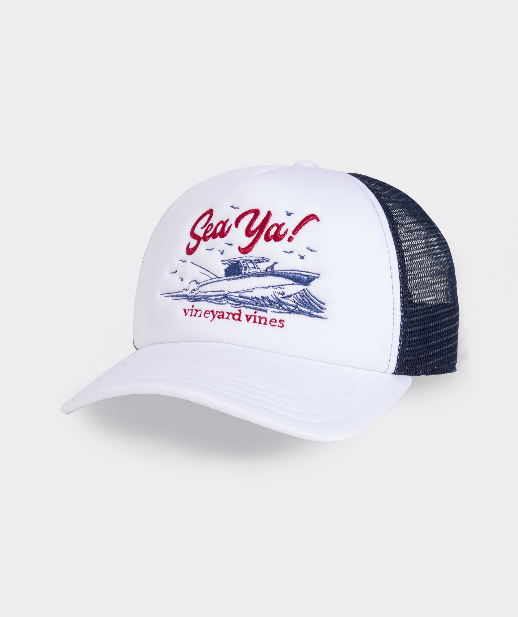 Shop Sea Ya! Foam Trucker Hat at vineyard vines