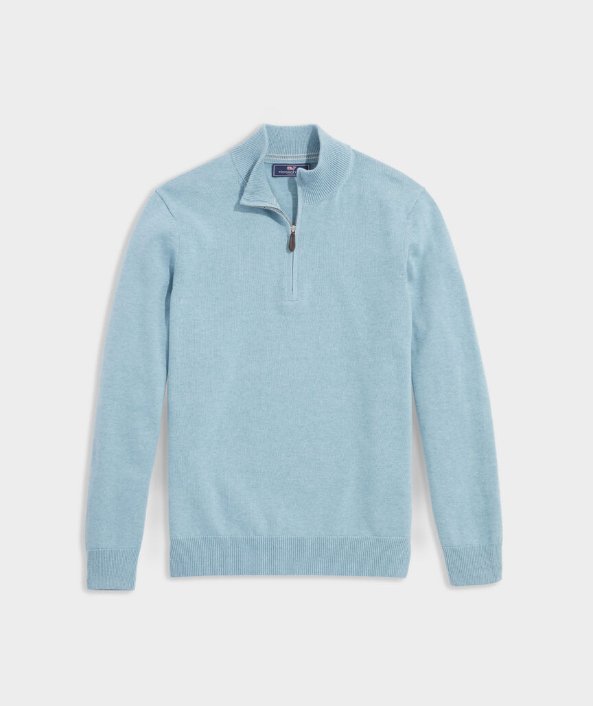 Shop Boathouse Quarter-Zip Sweater at vineyard vines