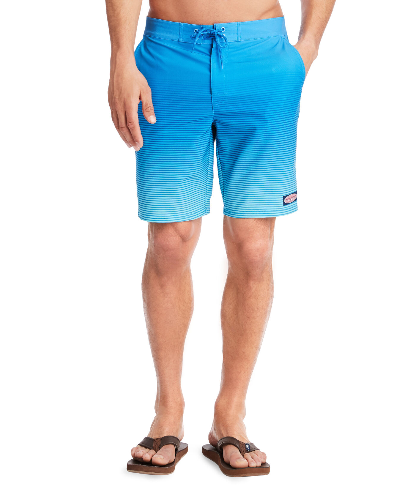 Shop Long Beach Striped Board Shorts at vineyard vines