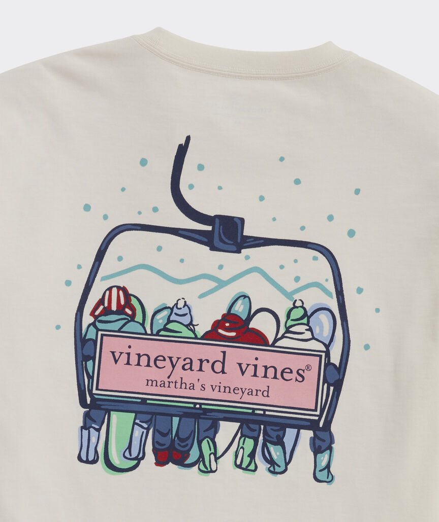 Shop Ski Lift Logo Box Long-Sleeve Tee at vineyard vines