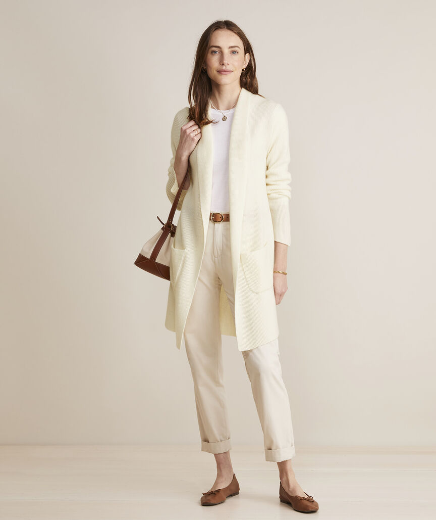 Shop Lightweight Cashmere Open-Front Sweater at vineyard vines