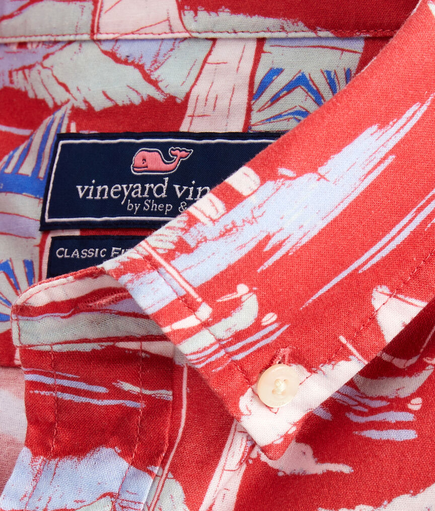 Shop Classic Fit Short-Sleeve Vineyard Murray Shirt at vineyard vines