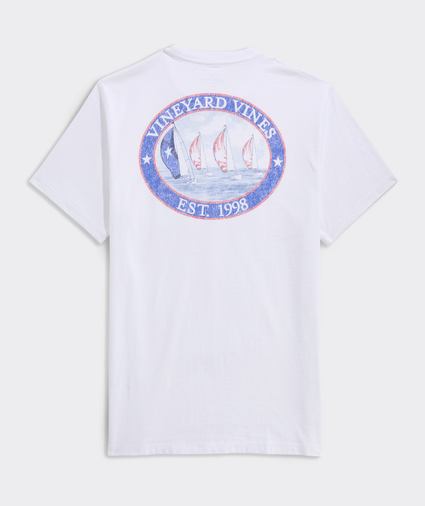 Shop Sail Scene Short-Sleeve Pocket Tee at vineyard vines