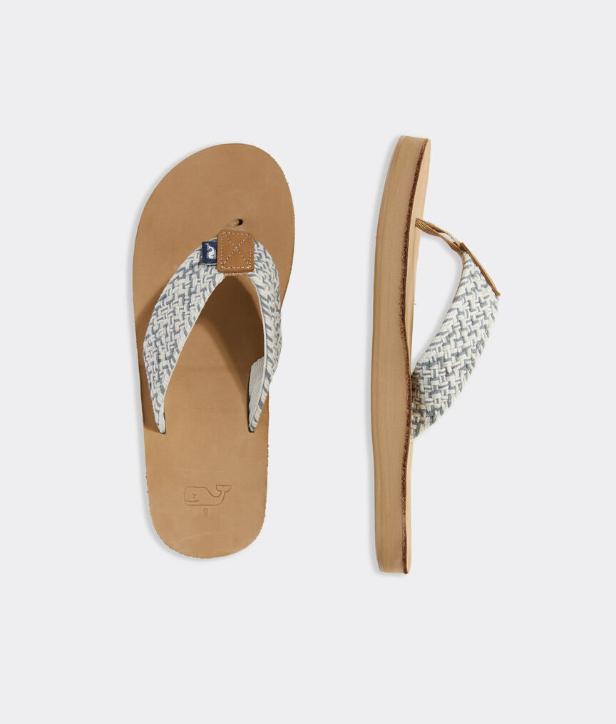 Shop Washed Webbing Flip Flop at vineyard vines