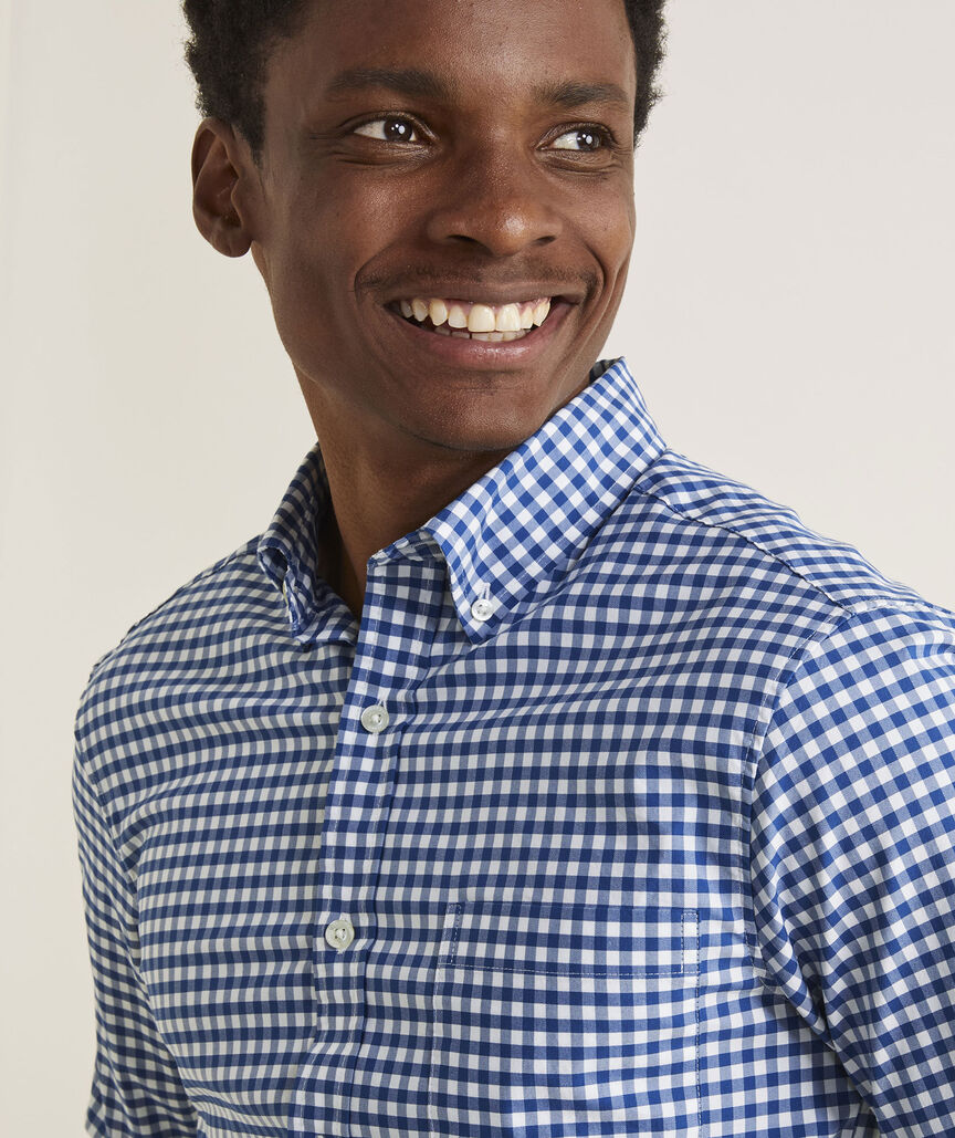 Shop On-The-Go brrrº Gingham Shirt at vineyard vines