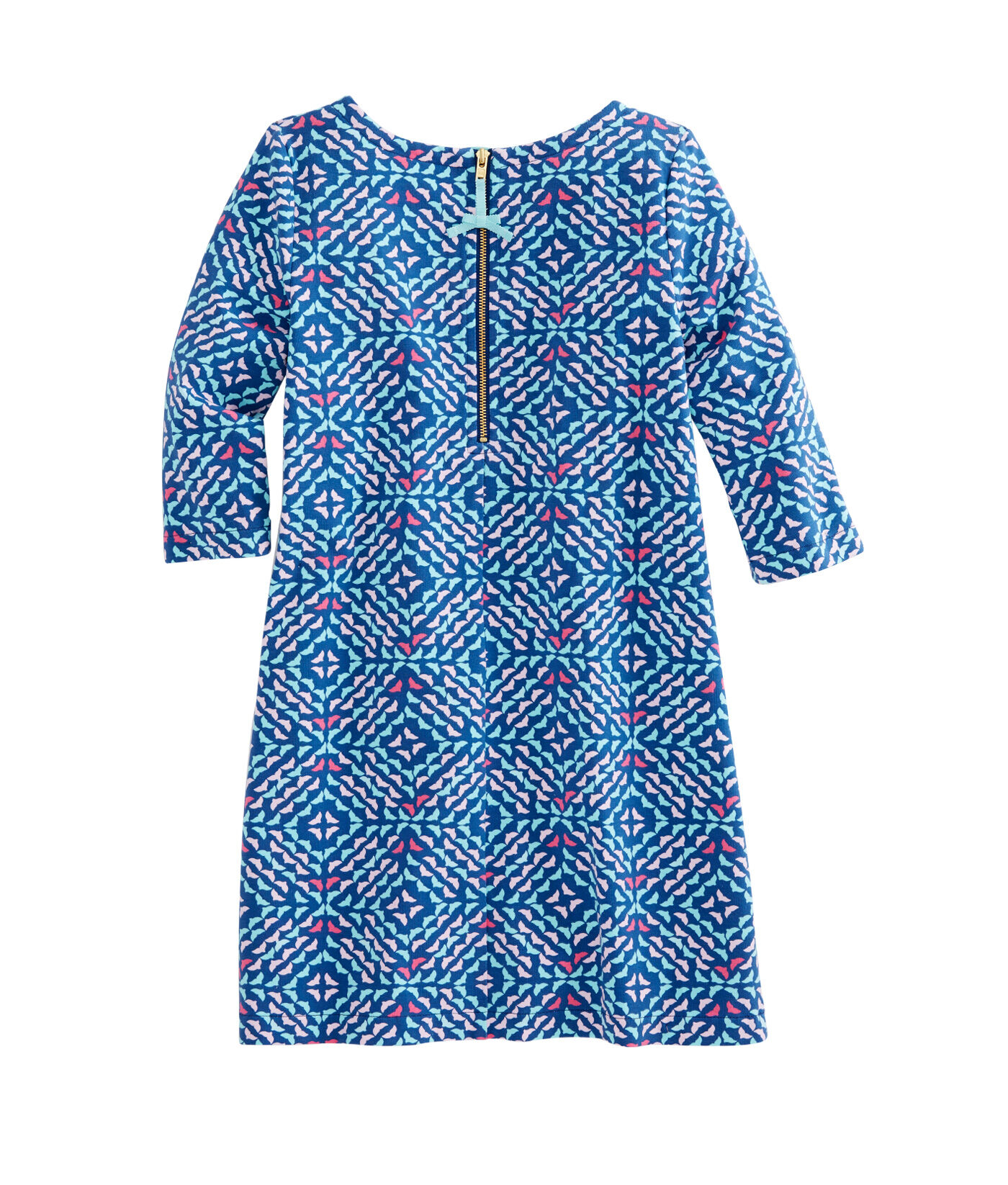 Shop Girls Whale Tail Square Knit Dress at vineyard vines