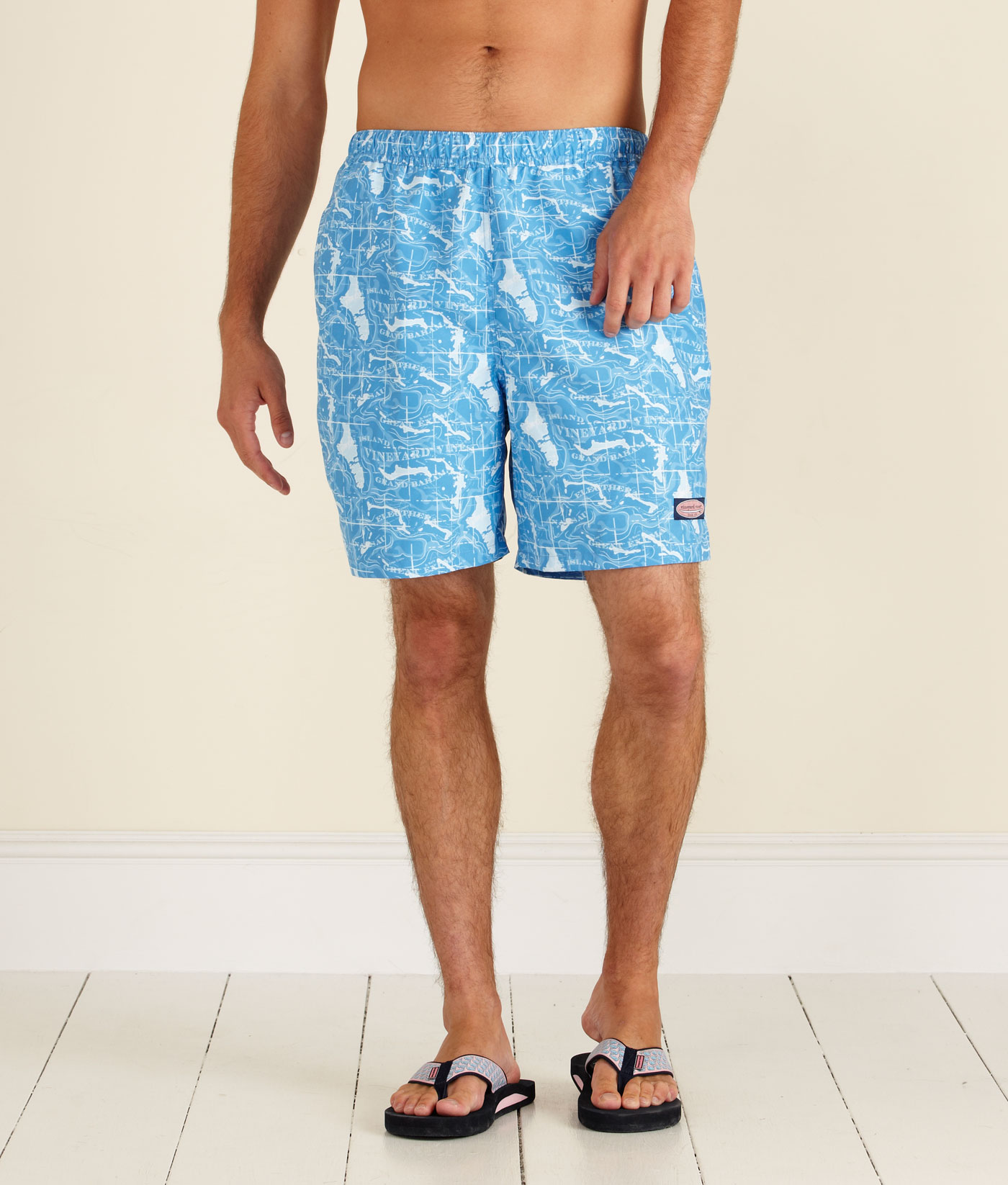 Men's Swimwear: Bahama Map Chappy Swim Trunks for Men – Vineyard Vines
