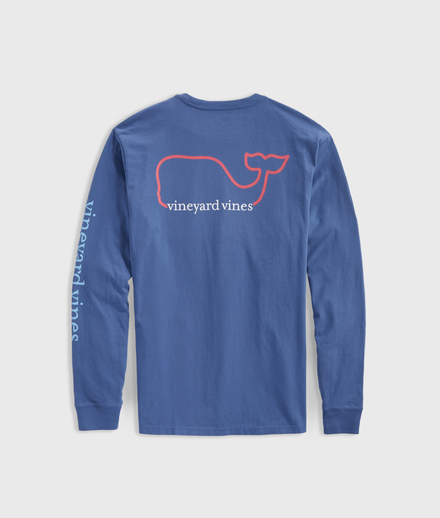 Shop Tri-Color VV Whale Long-Sleeve Pocket Tee at vineyard vines