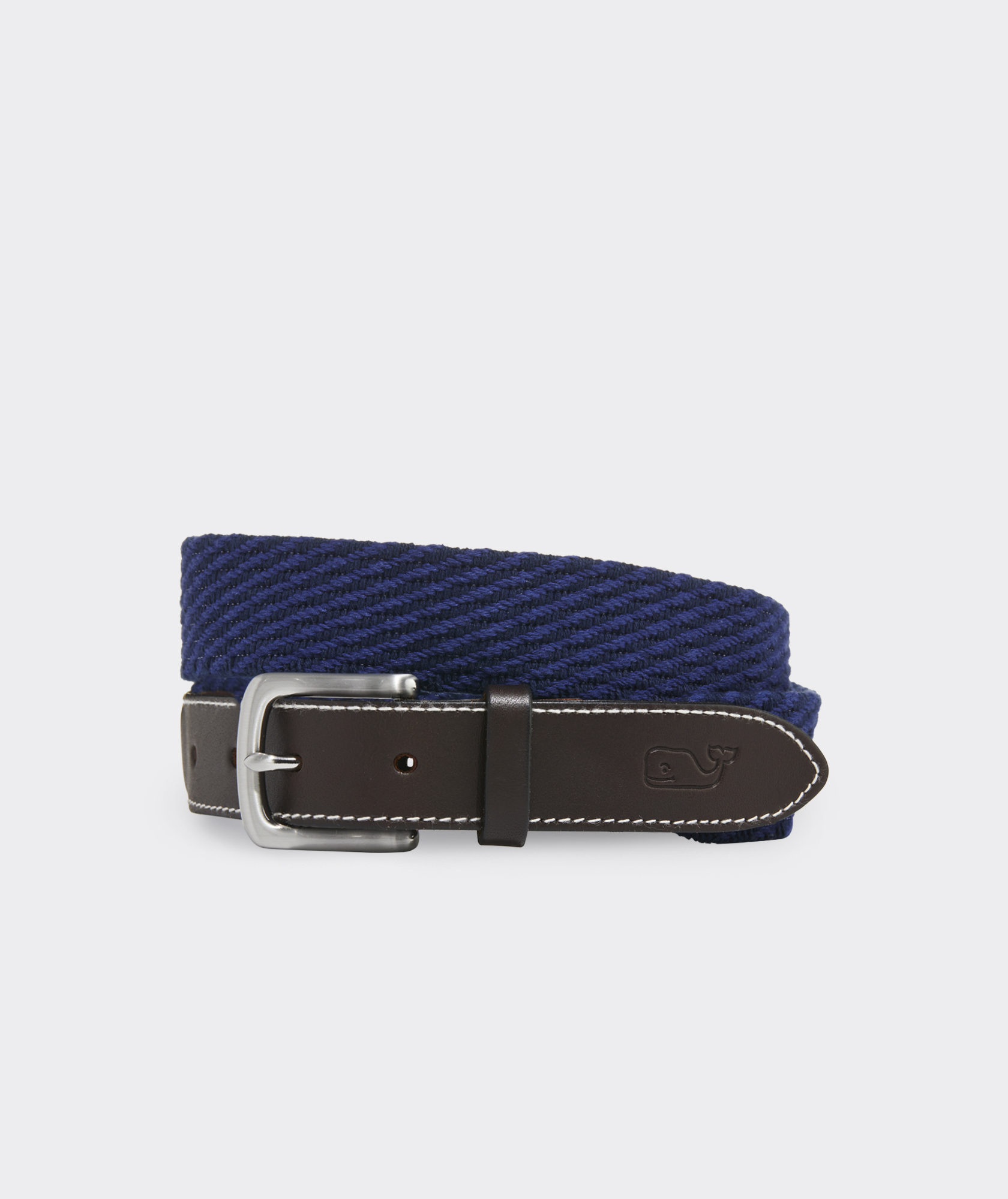 Shop Woven Tonal Stripe Canvas Club Belt at vineyard vines