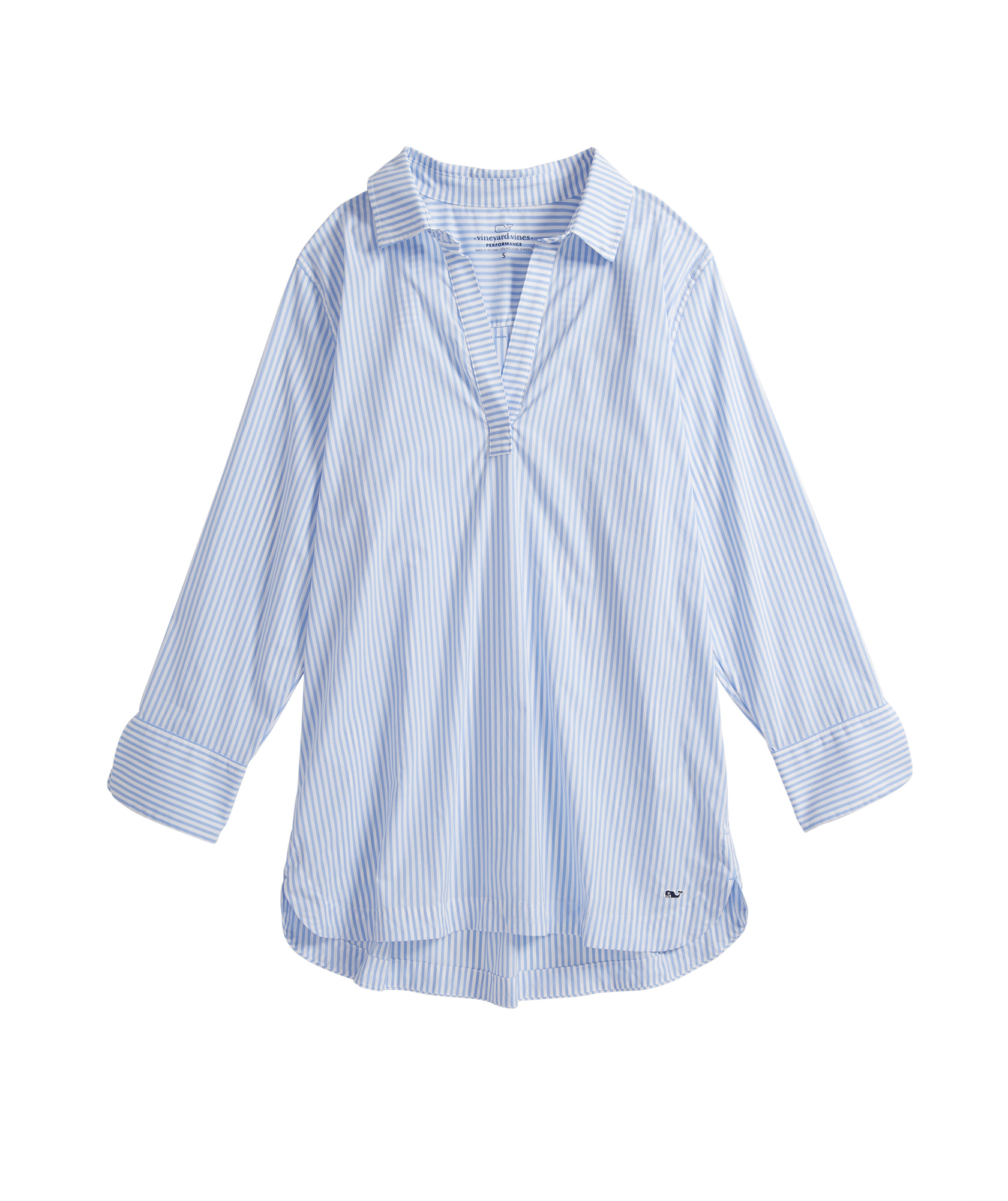 Shop OUTLET Striped Performance Lucaya Tunic at vineyard vines