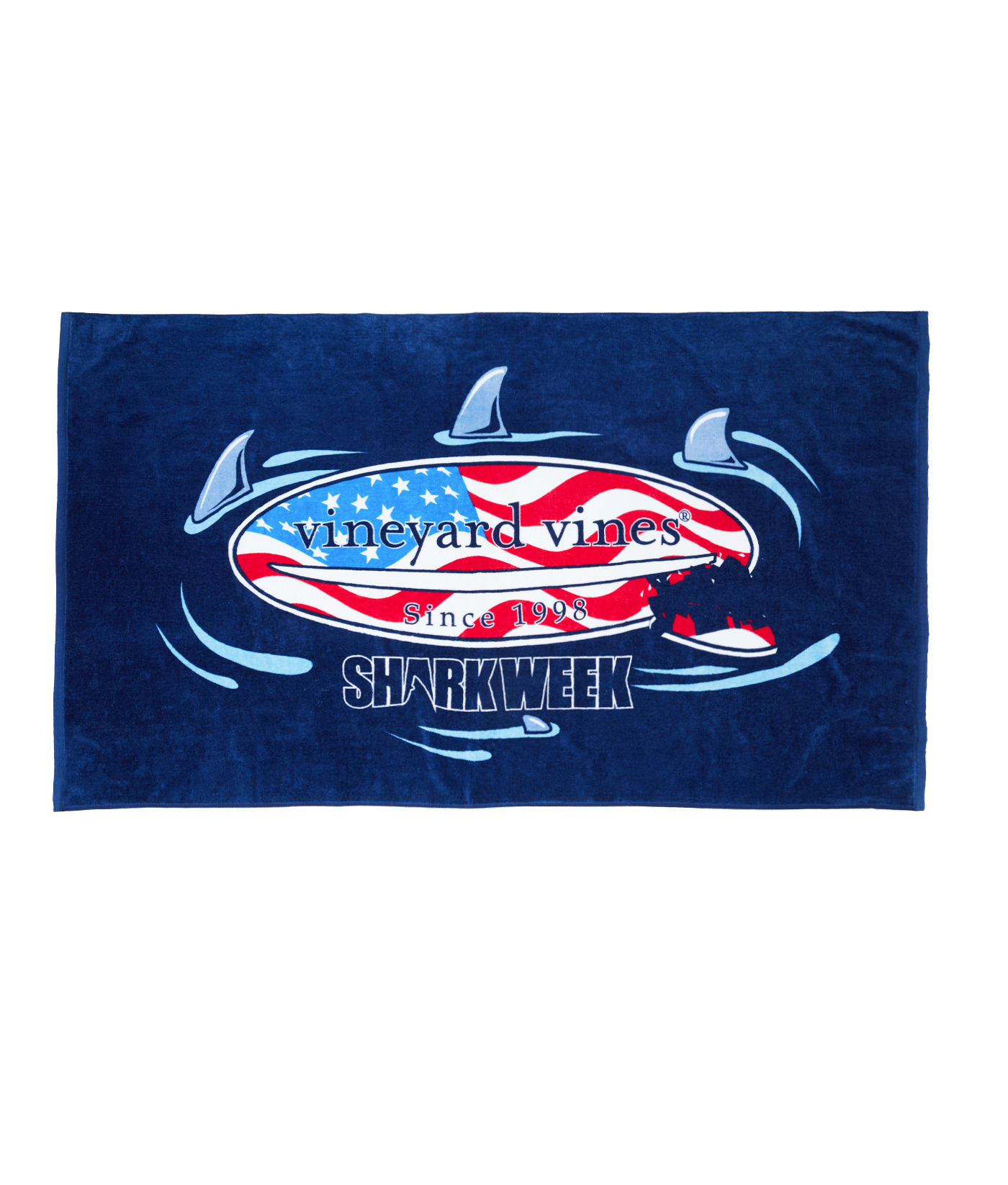 Shop Shark Week Surf Attack Towel at vineyard vines